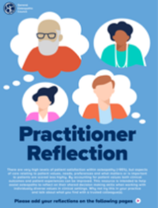 Practitioner Reflection form – Continuing Professional Development